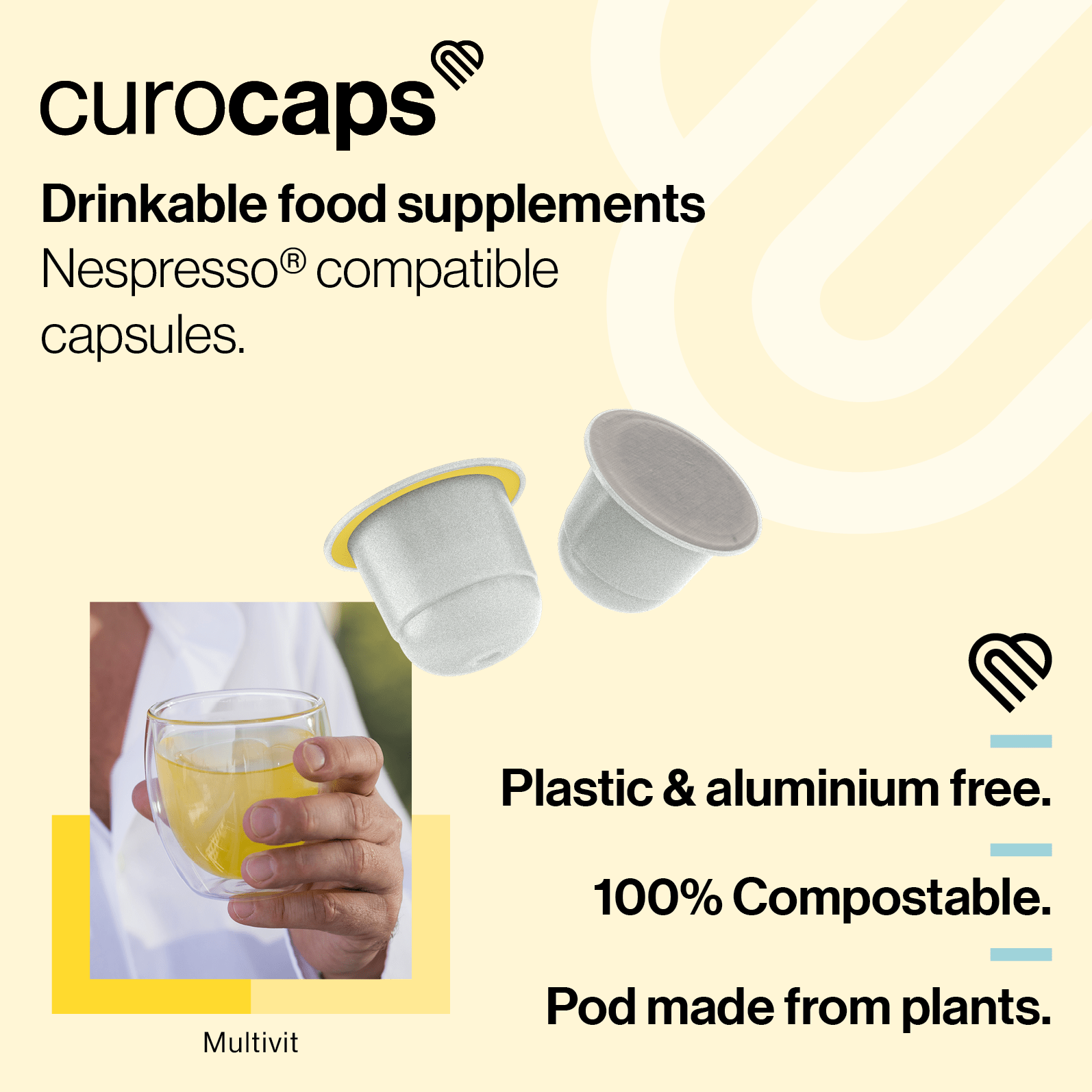 Multivit - 10 Nespresso® compatible capsules (organic) | Healthy Presso